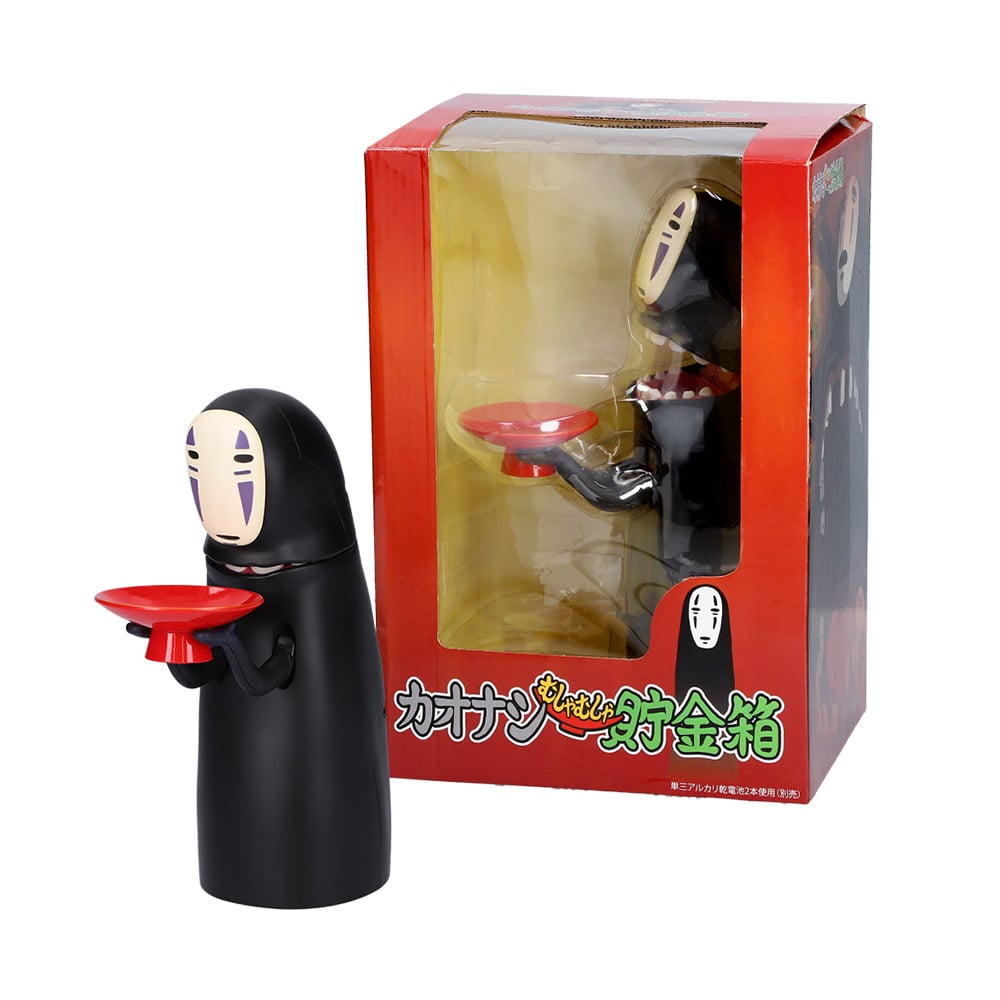 Spirited Away No Face piggy bank is back to talk, burp and play music ...