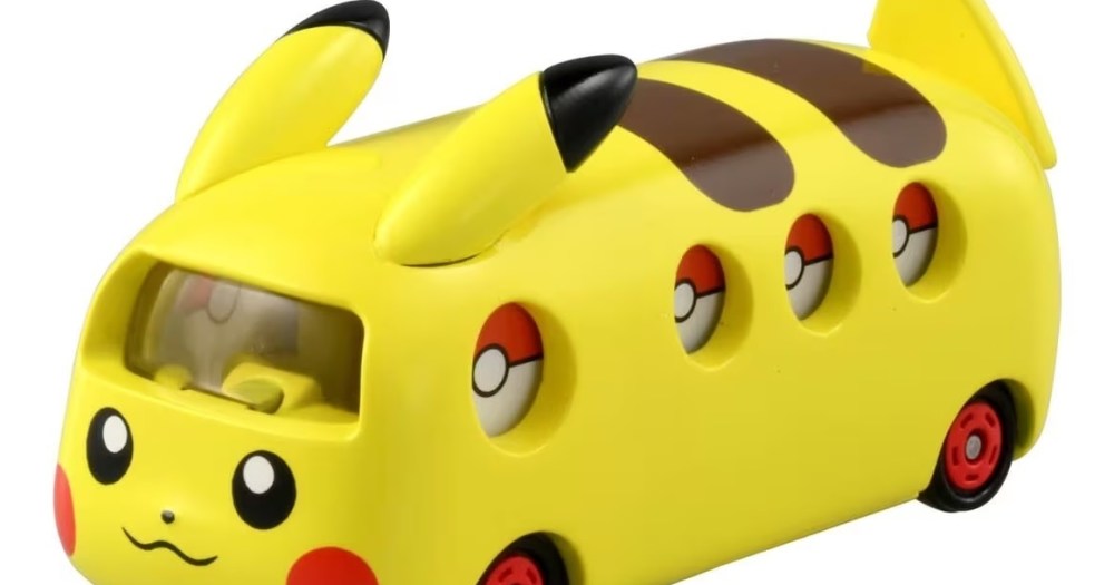 Miniature version of the real-world Pikachu-shaped Pokémon bus is the ...
