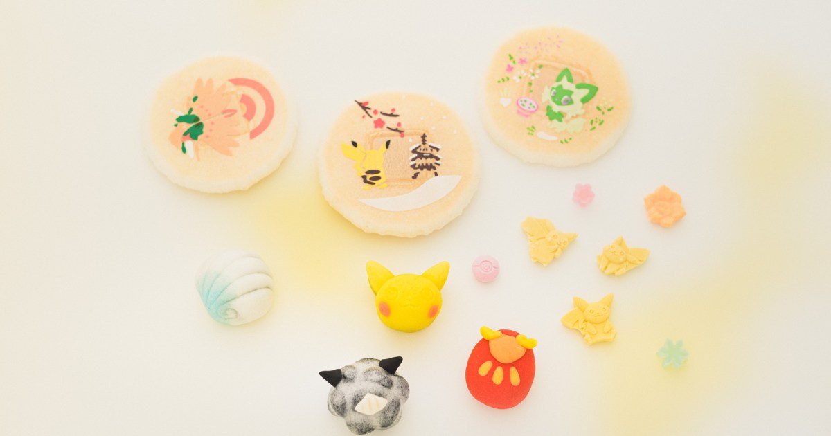 More Pokémon wagashi confectionaries are coming from 159-year-old ...