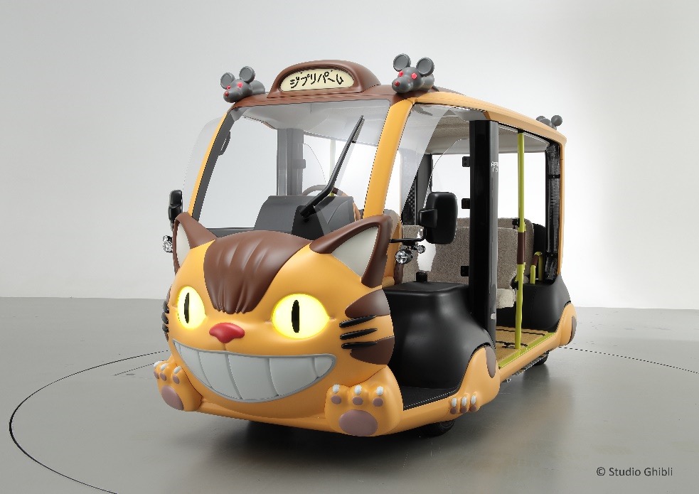 Ghibli Park Catbus picks up passengers for first time, with a very ...