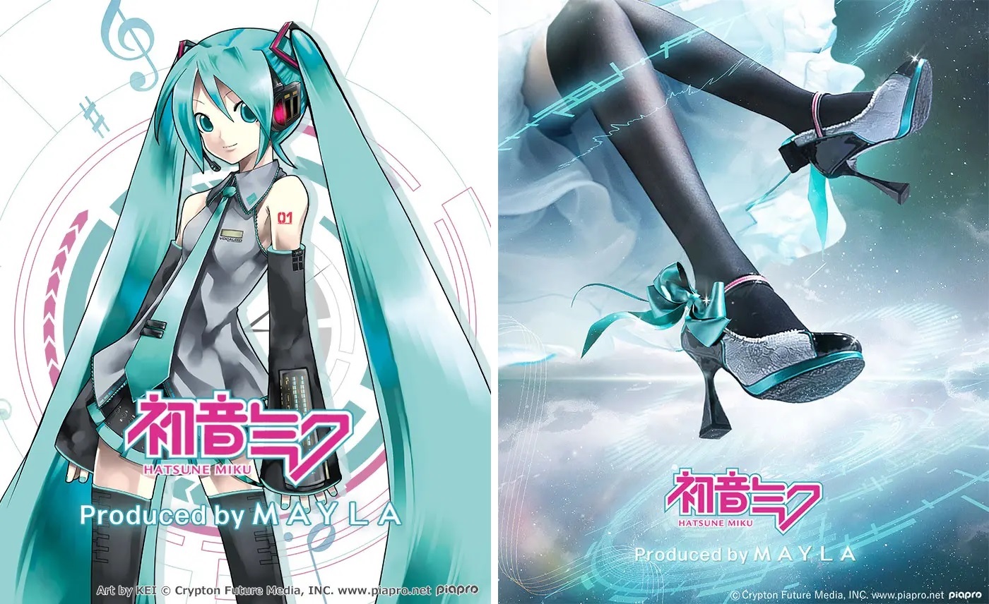 Beautiful new Hatsune Miku shoes make you look like the virtual idol ...