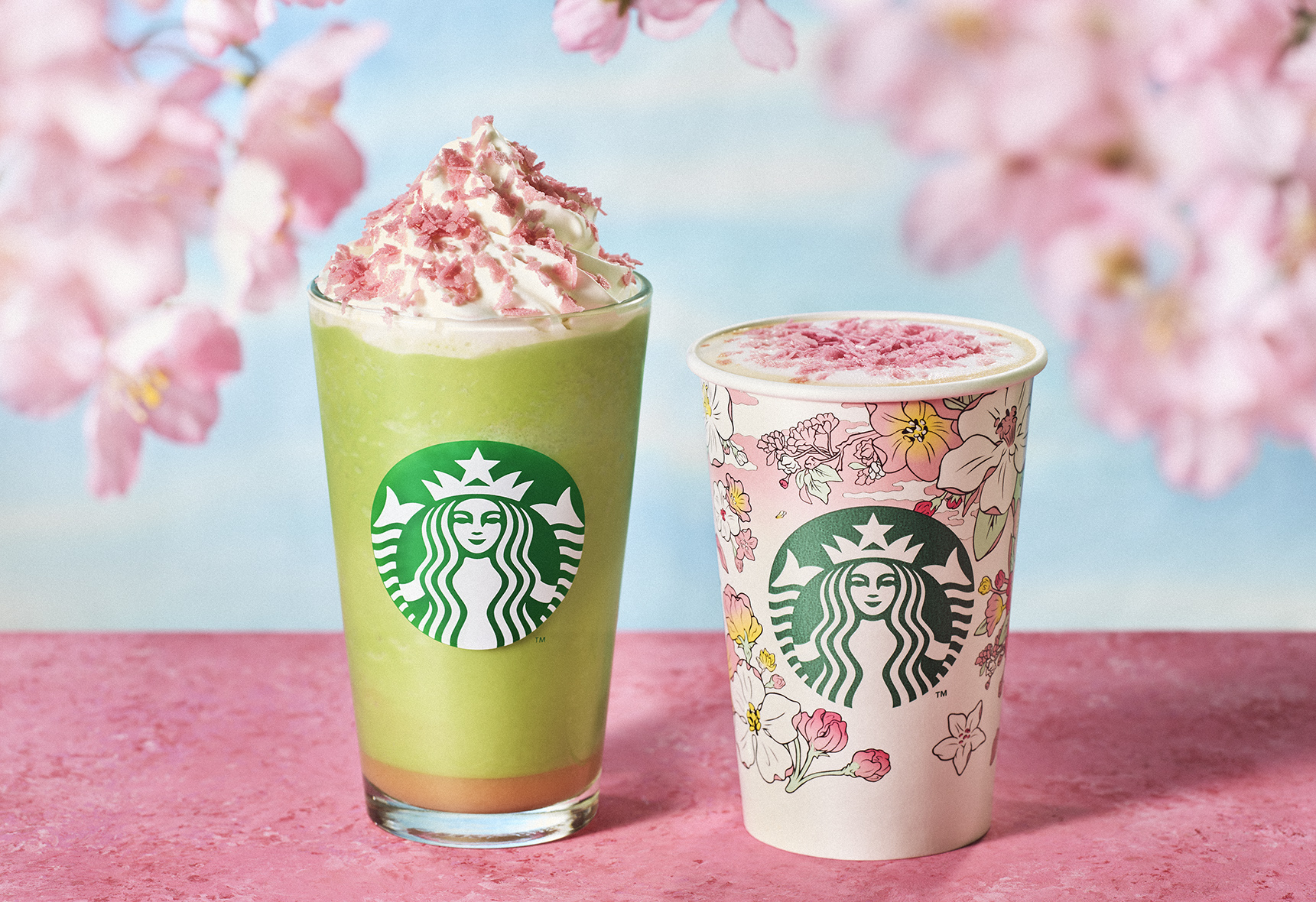 Starbucks Japan releases new sakura drink for cherry blossom season ...
