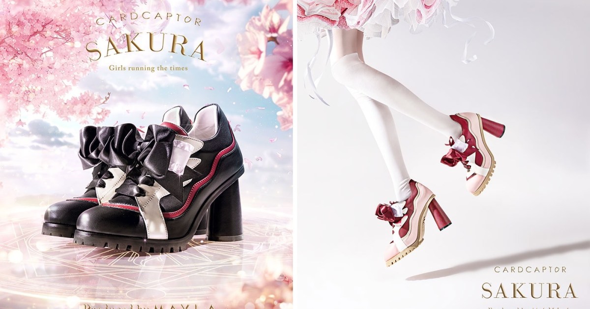 Beautiful new line of Cardcaptor Sakura shoes are here to capture your ...