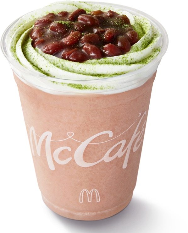 McDonald’s sells Japanese red bean and matcha drinks with a zany sakura ...
