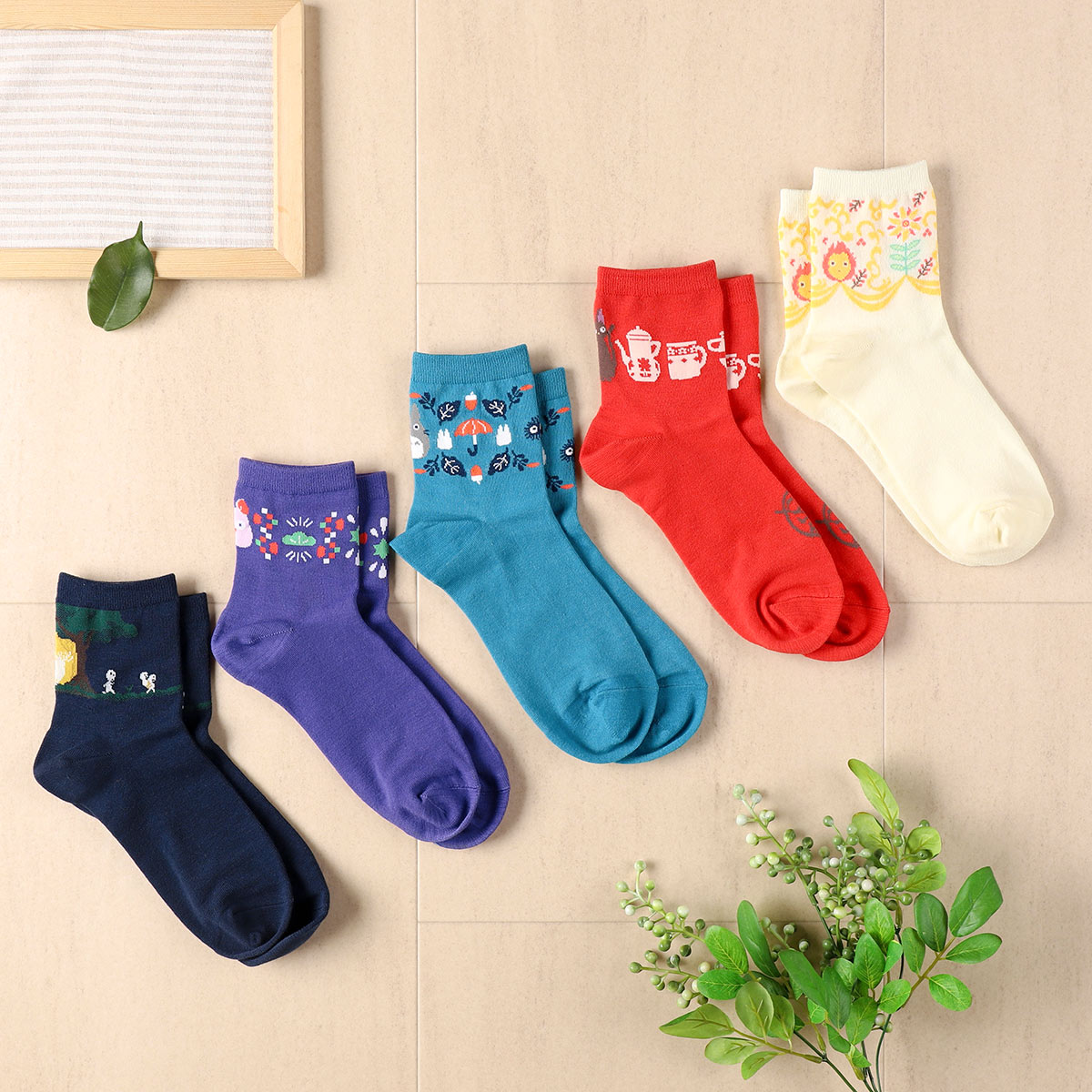 Studio Ghibli unveils huge new sock collection featuring loads of anime ...