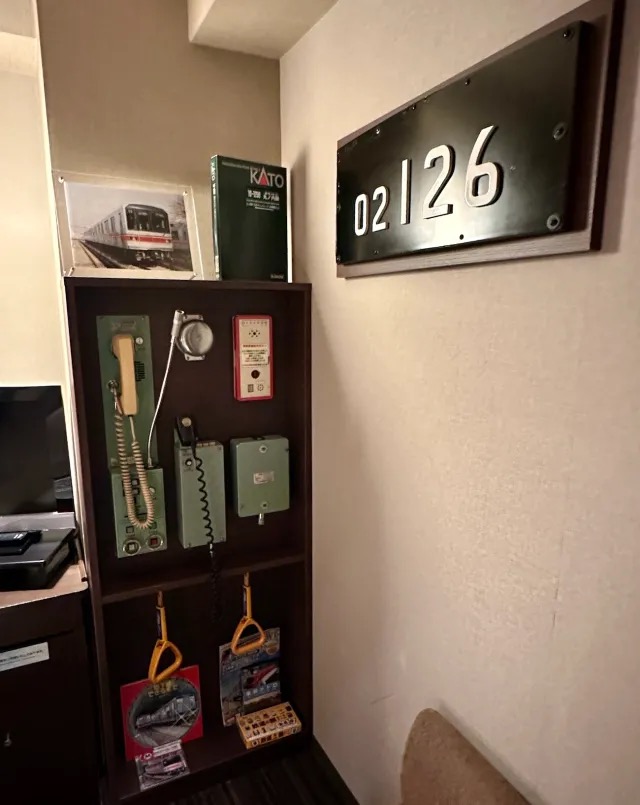 Stay in a special Tokyo Metro train room at a hotel with a front seat ...