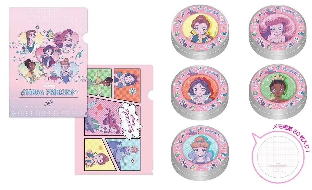 Disney princesses get official manga makeovers for Manga Princess Cafe ...