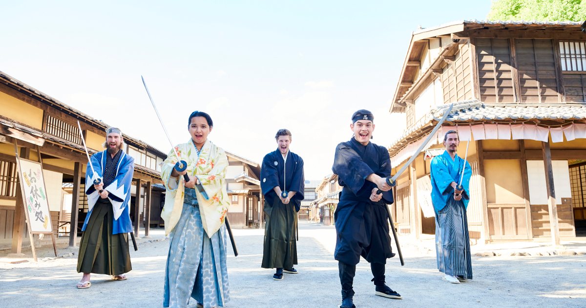 Fight like a ninja in a samurai town, with sword-fighting experience at ...