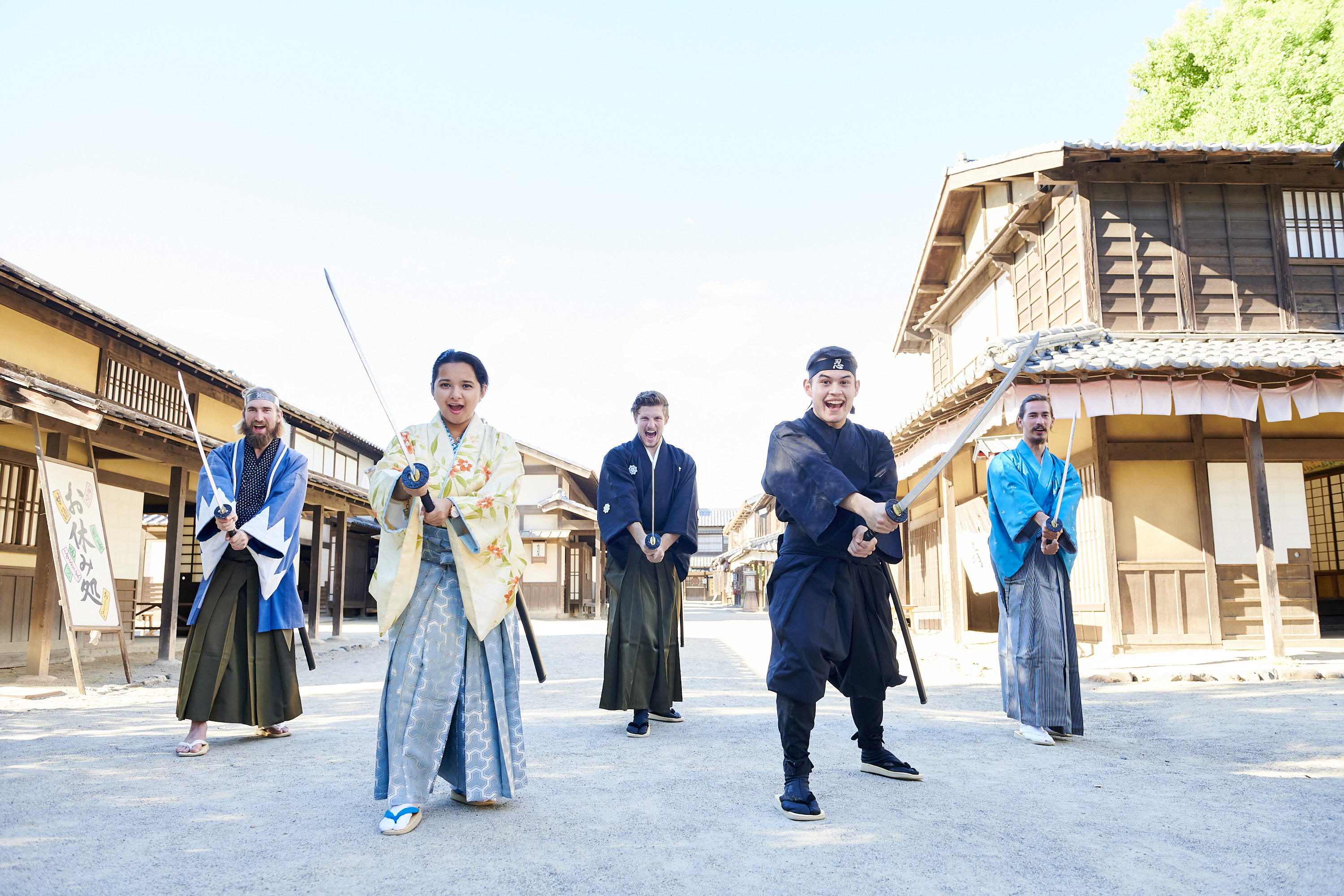 Fight like a ninja in a samurai town, with sword-fighting experience at ...