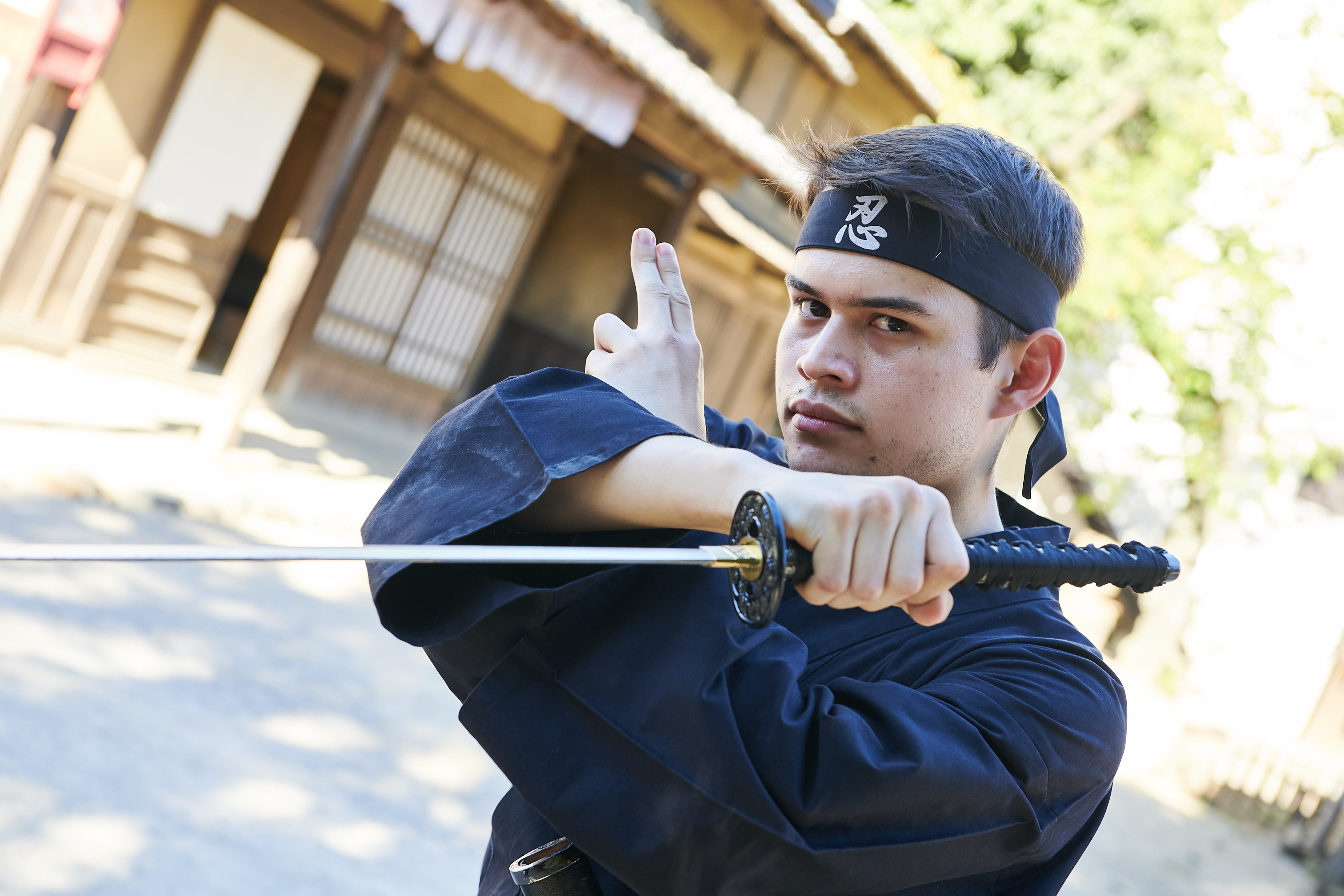 Fight like a ninja in a samurai town, with sword-fighting experience at ...