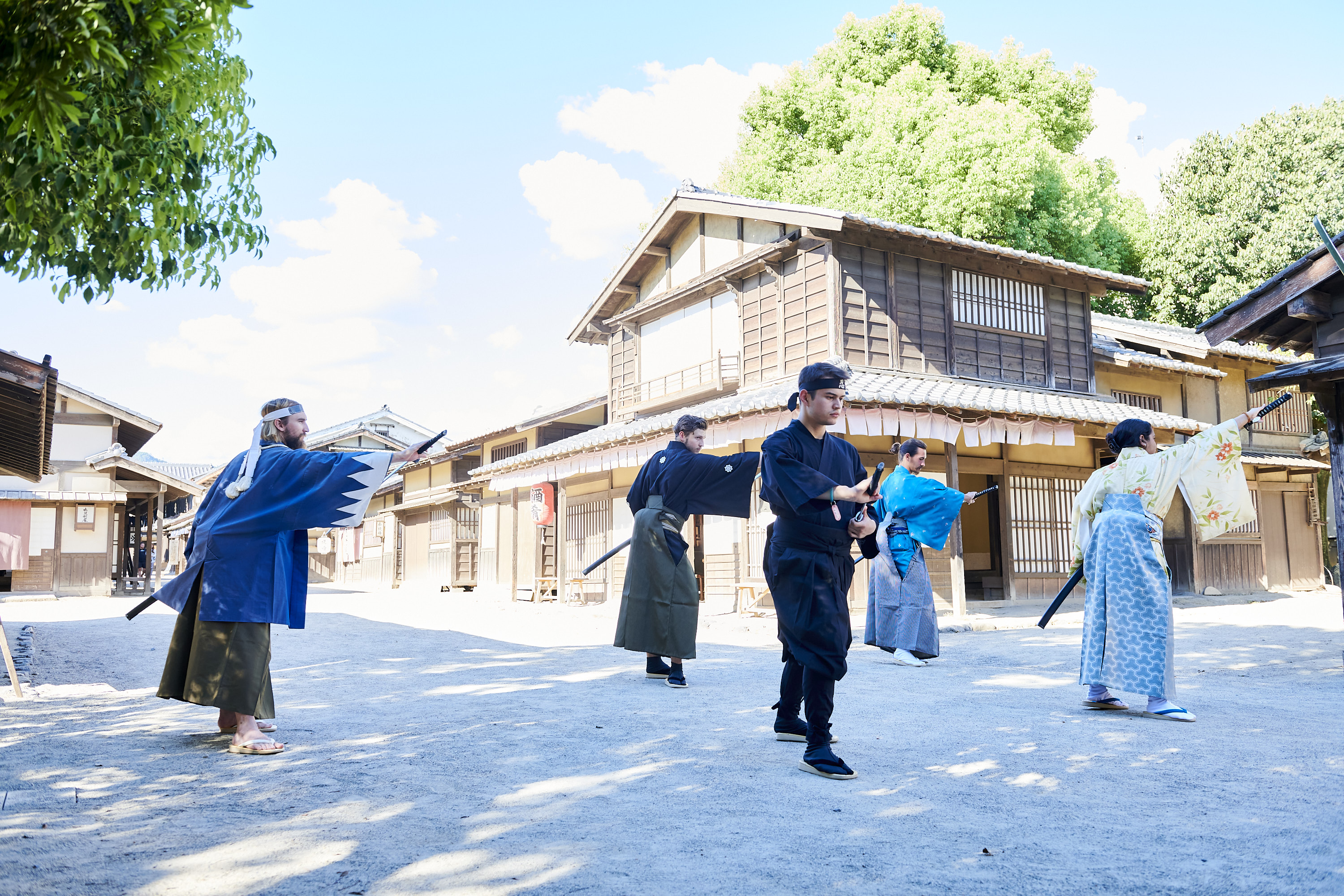 Fight like a ninja in a samurai town, with sword-fighting experience at ...