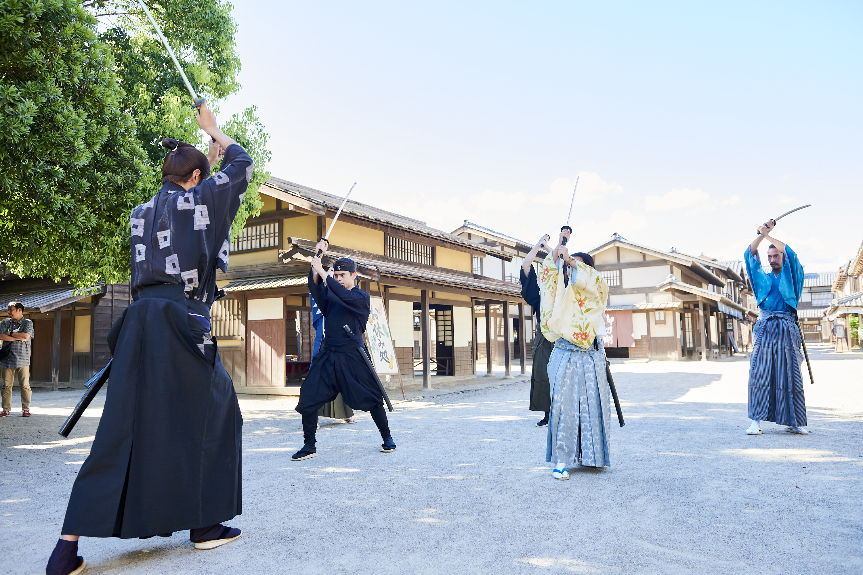 Fight like a ninja in a samurai town, with sword-fighting experience at ...