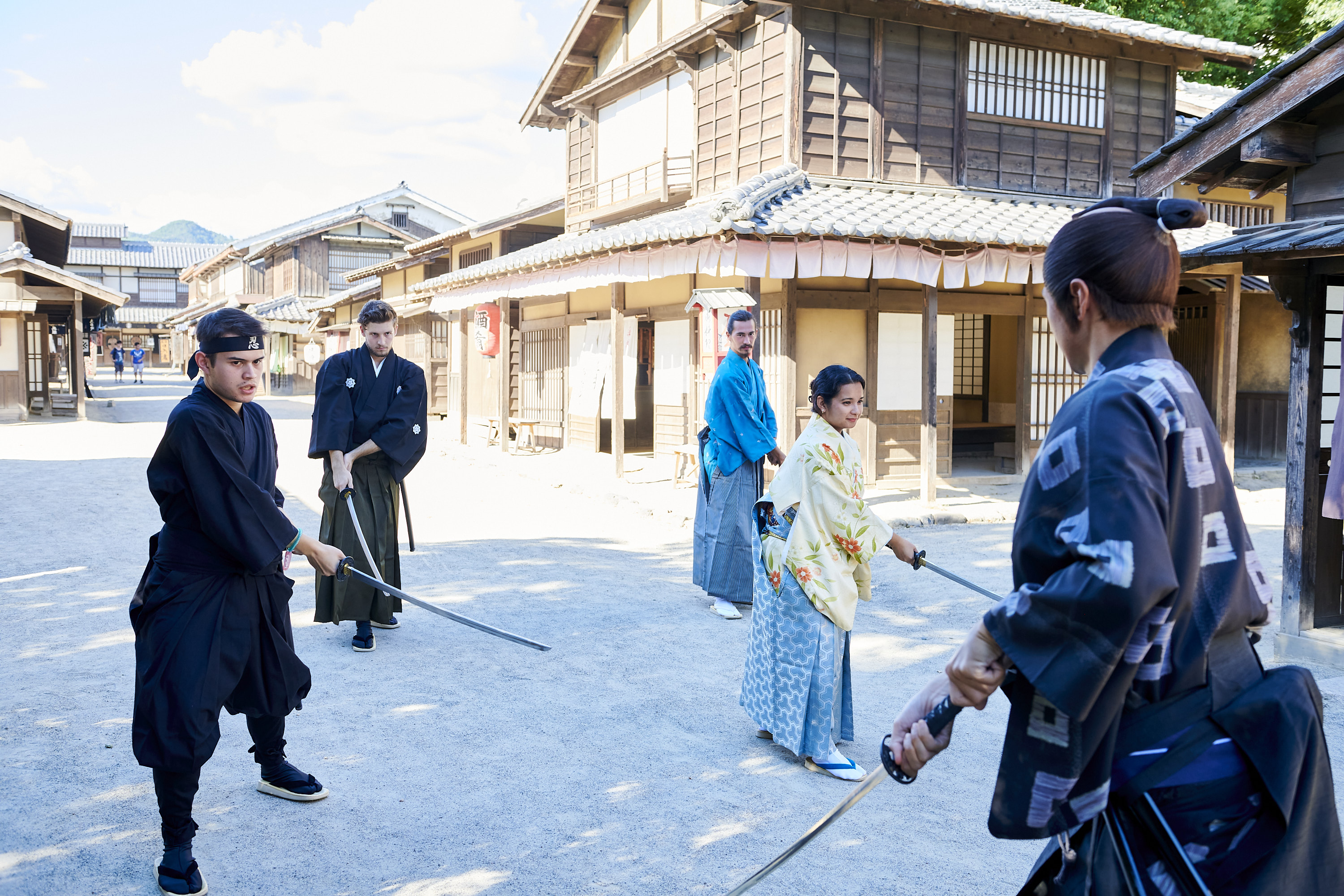 Fight like a ninja in a samurai town, with sword-fighting experience at ...
