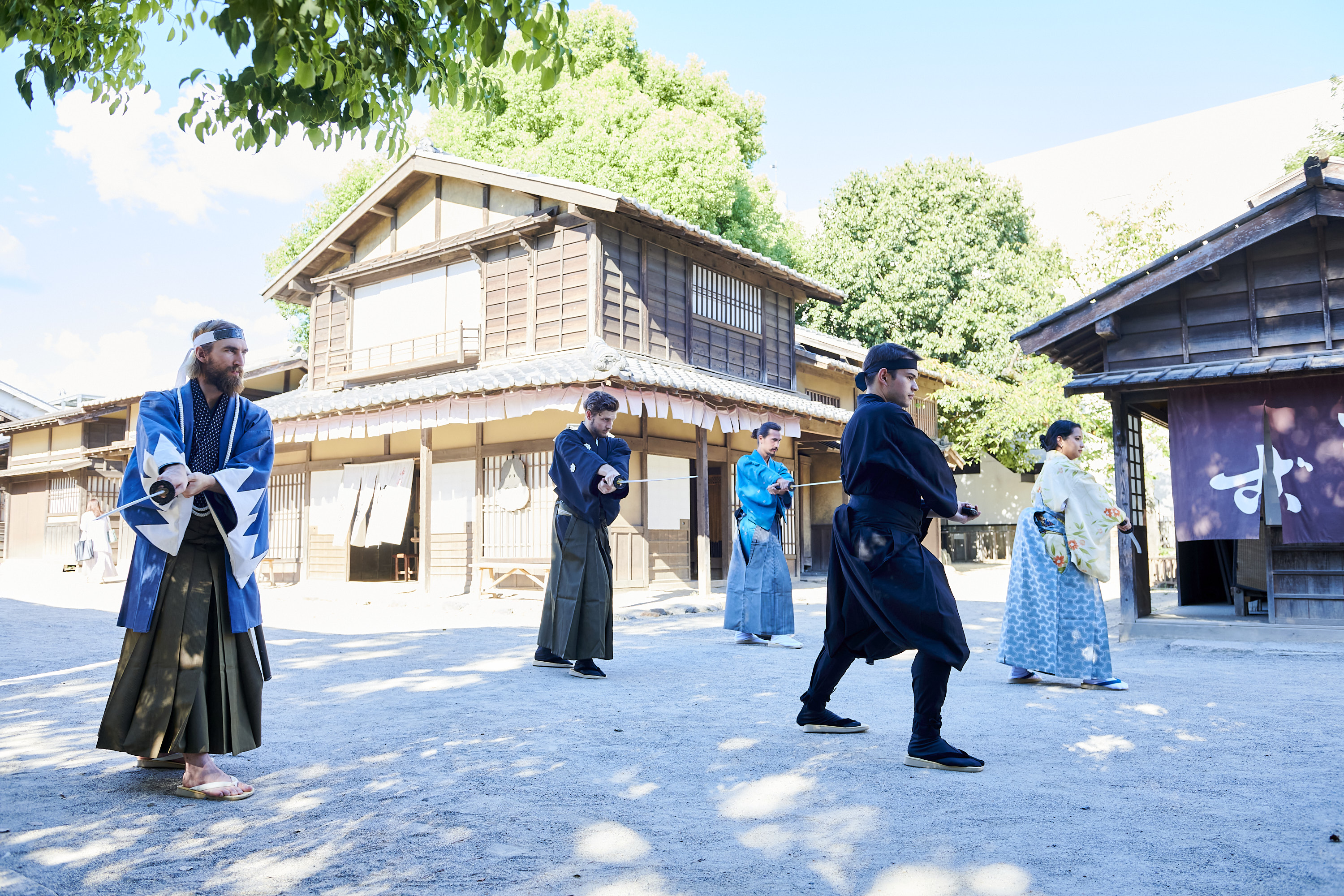 Fight like a ninja in a samurai town, with sword-fighting experience at ...