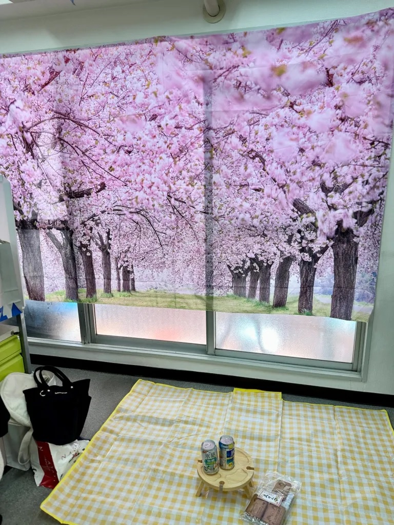 Sakura season schedule is screwed up, so we had a no-cherry blossom ...