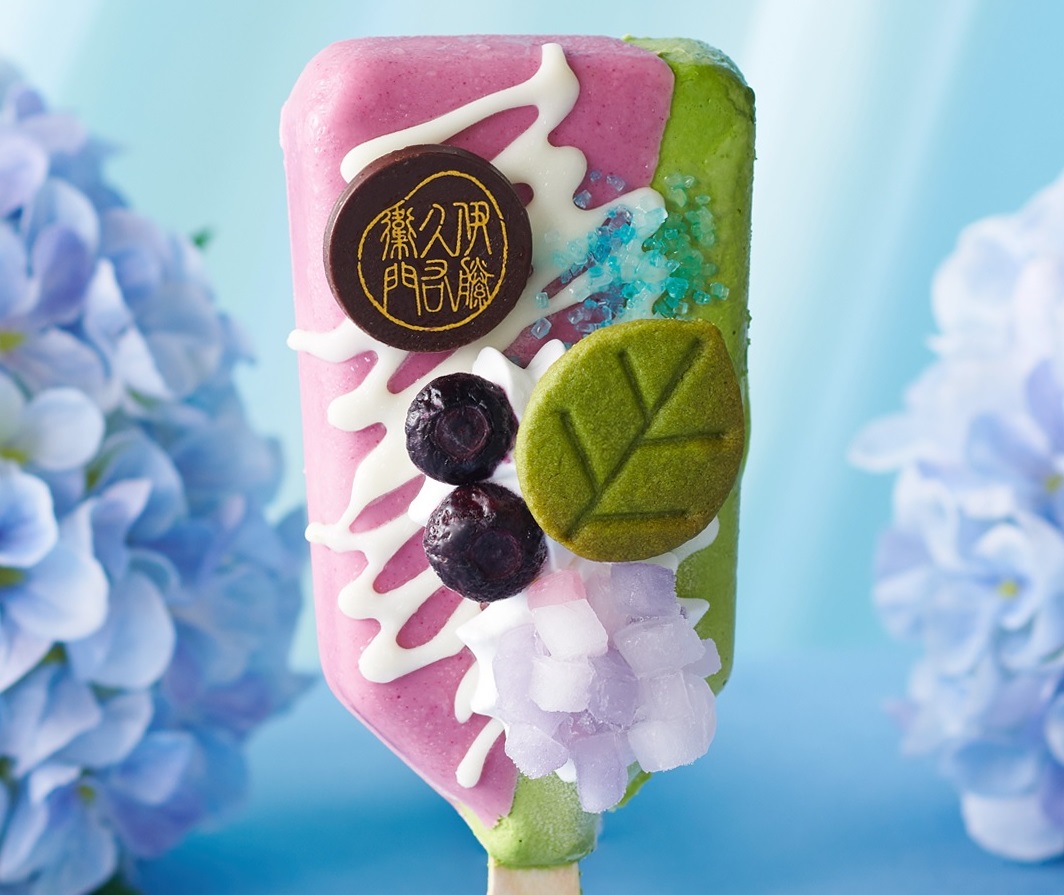 Gorgeous matcha ajisai parfait ice cream bars appear just in time for ...