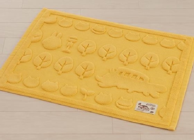 Totoro and Catbus bath mats are here to keep your floor dry and your ...