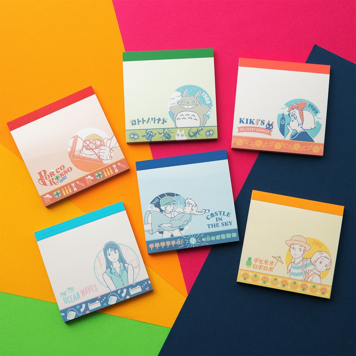 Beautiful set of 24 Ghibli anime memo pads returns, will have you ...