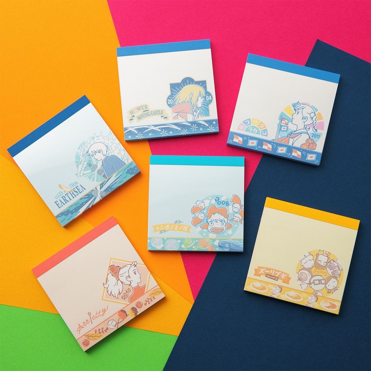 Beautiful set of 24 Ghibli anime memo pads returns, will have you ...