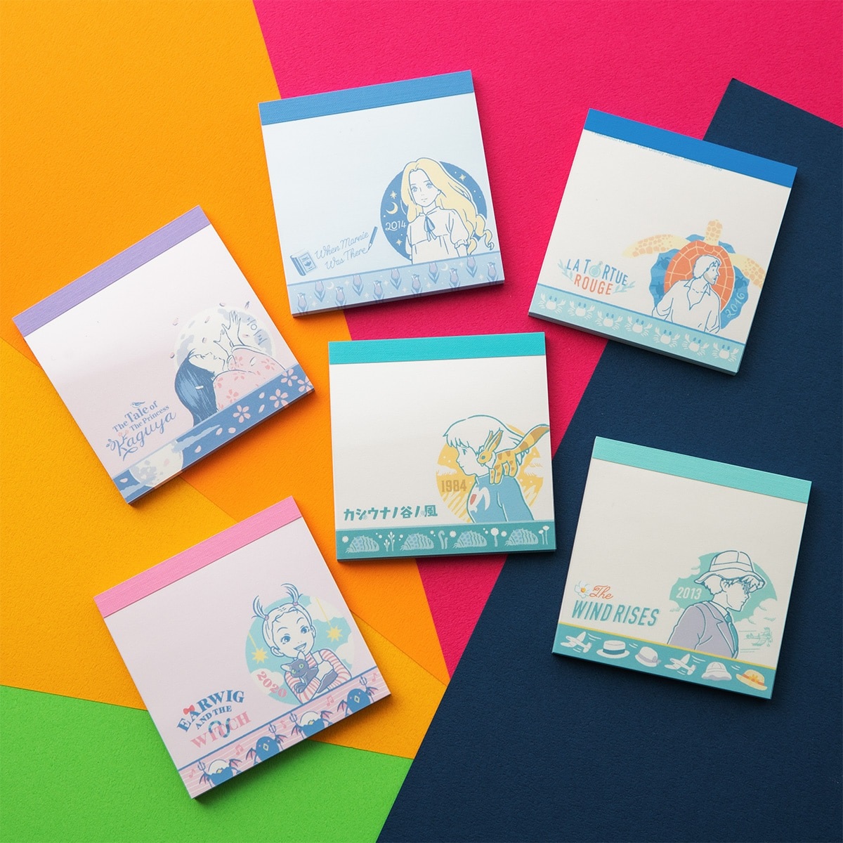 Beautiful set of 24 Ghibli anime memo pads returns, will have you ...
