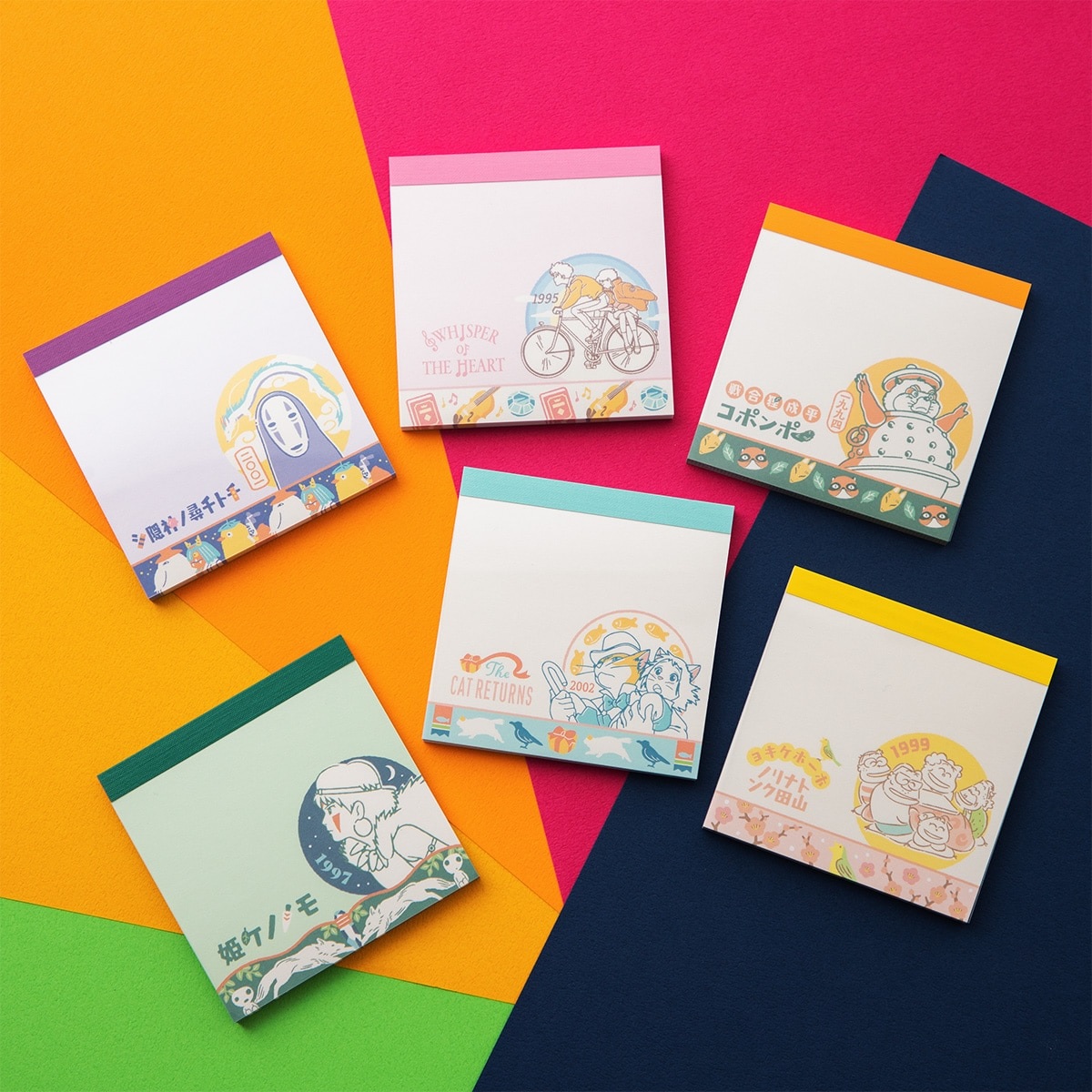 Beautiful set of 24 Ghibli anime memo pads returns, will have you ...