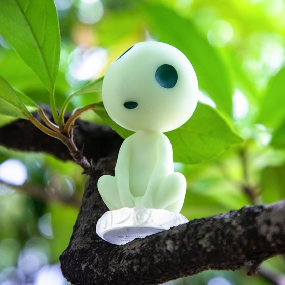 Glow-in-the-dark Ghibli Kodama figures will give your home a mystical ...