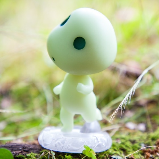 Glow-in-the-dark Ghibli Kodama figures will give your home a mystical ...