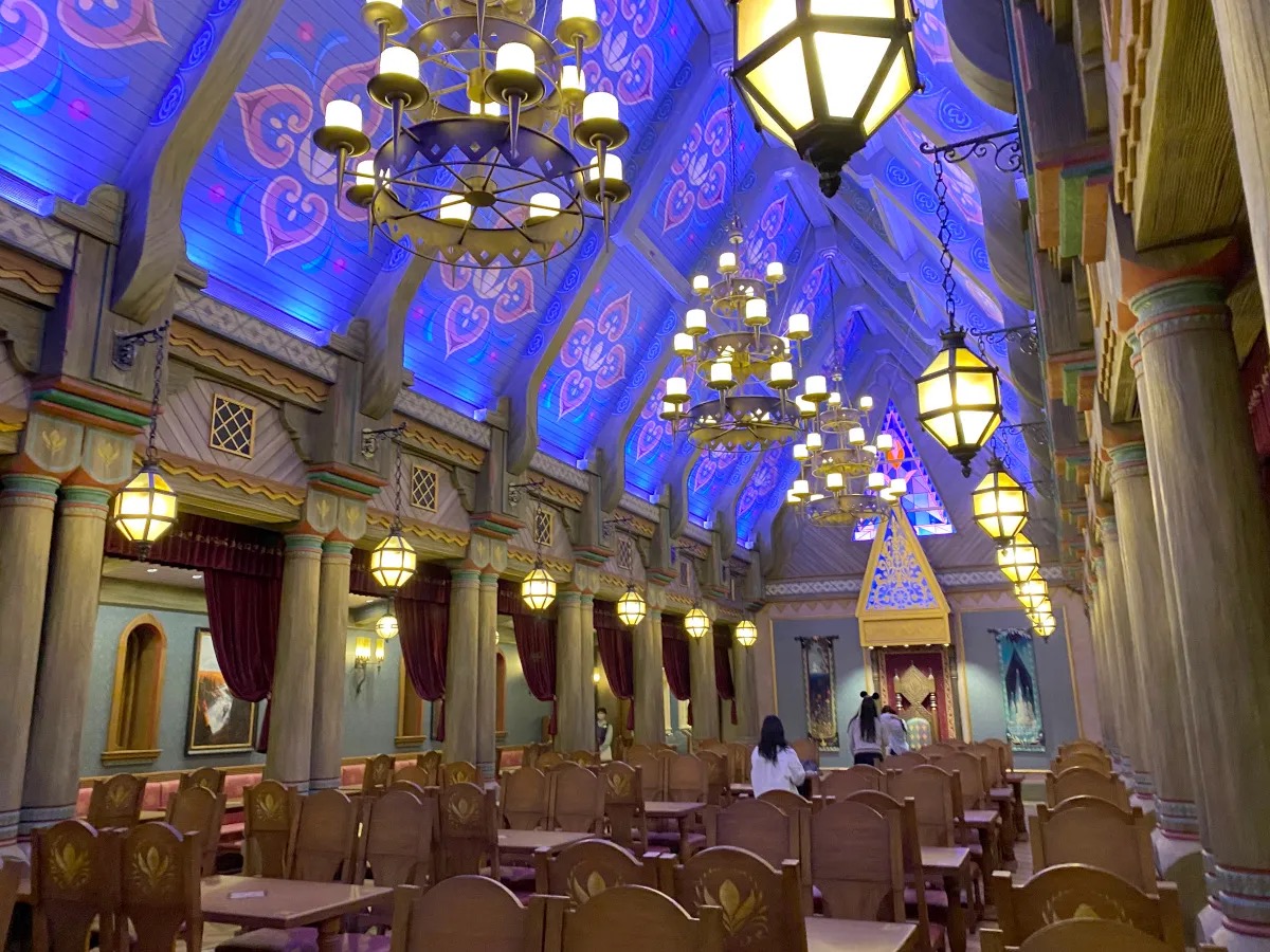 Tokyo DisneySea’s Frozen Kingdom: Elsa’s home at Fantasy Springs has a ...
