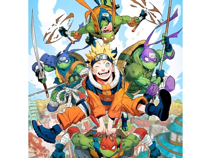 Naruto and Teenage Mutant Ninja Turtles joining forces for crossover ...
