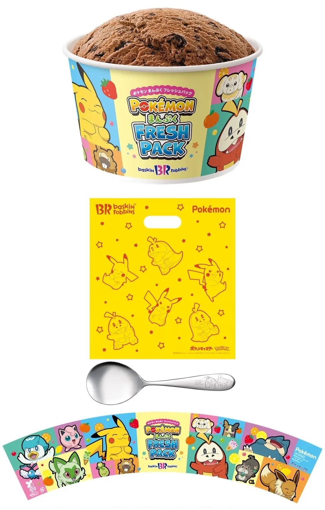 New Pokémon ice cream, dessert drinks, and cool merch coming to Baskin ...