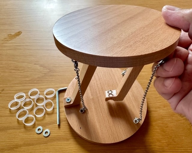 Defying gravity and common sense with the lowest-rated tensegrity table ...