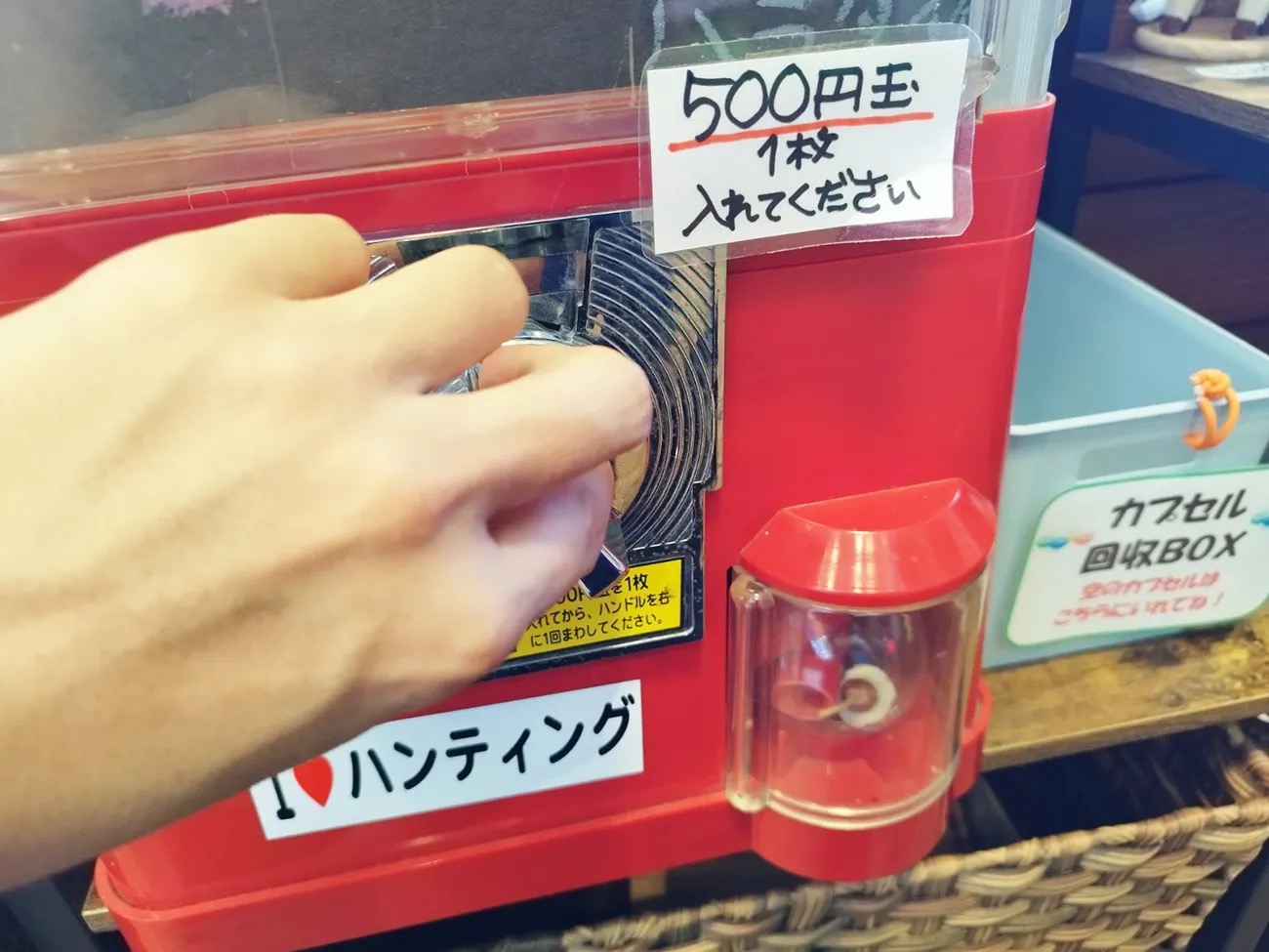 Wild gacha capsule toy machine is one of the most unusual finds in ...