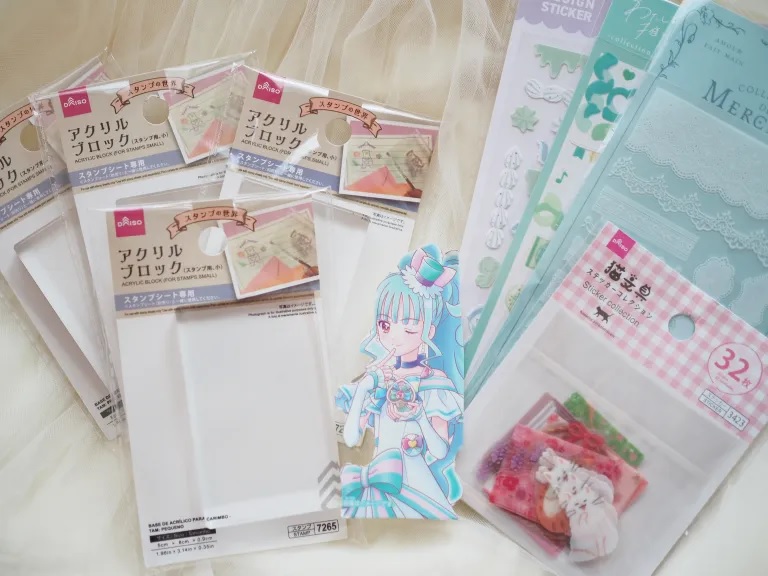 Daiso DIY anime art! How to make awesome acrylic character blocks with ...