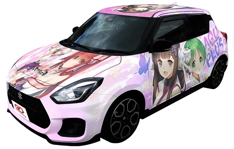 Official anime art itasha cars go on sale to celebrate 30 years of ...