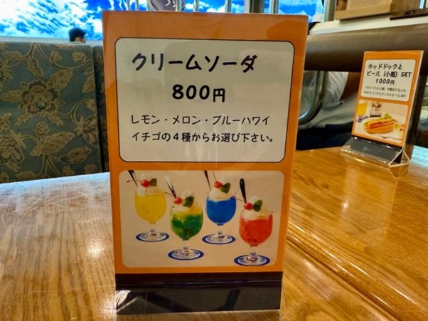 Chill out with an ice-blue drink and noodles from Mount Fuji at this ...