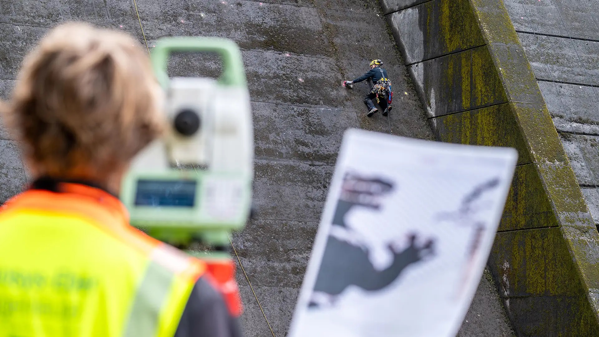 Big dam Godzilla appears in Japan as power-washer art on side of 195 ...