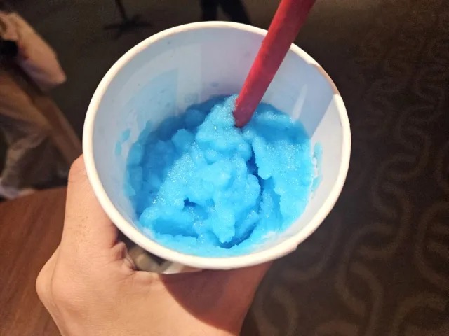American tourists give us their opinion on the new Icee slushie drinks ...