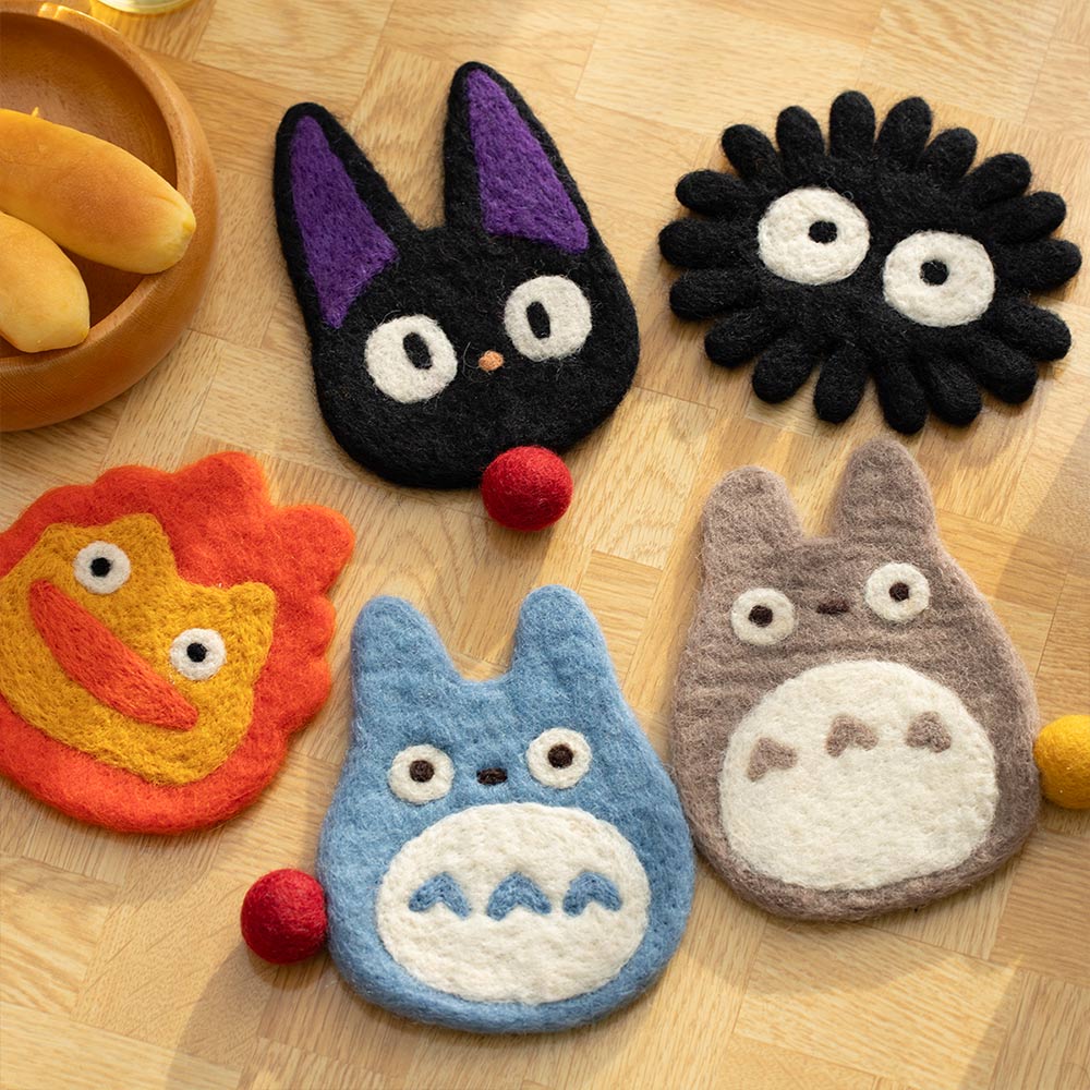 Studio Ghibli coasters keep your drinks hot and your heart warm this ...