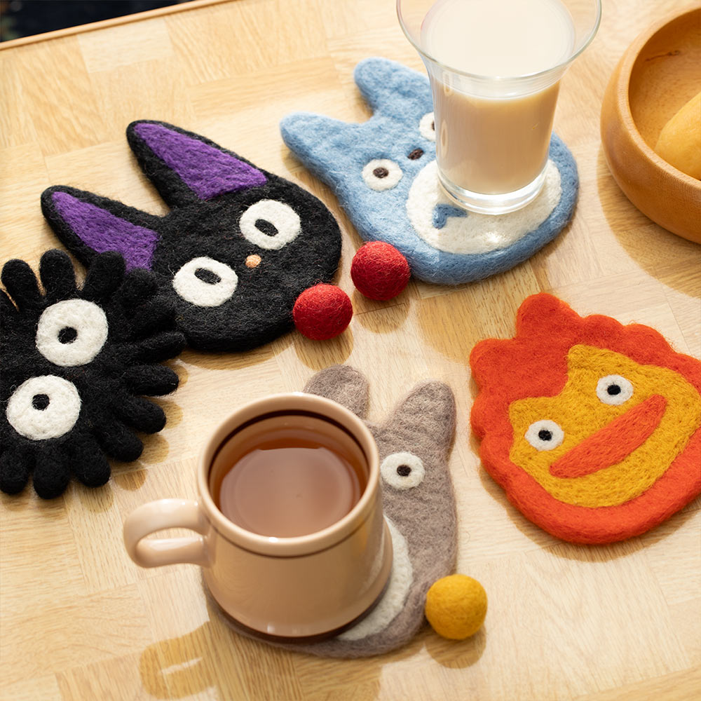 Studio Ghibli coasters keep your drinks hot and your heart warm this ...