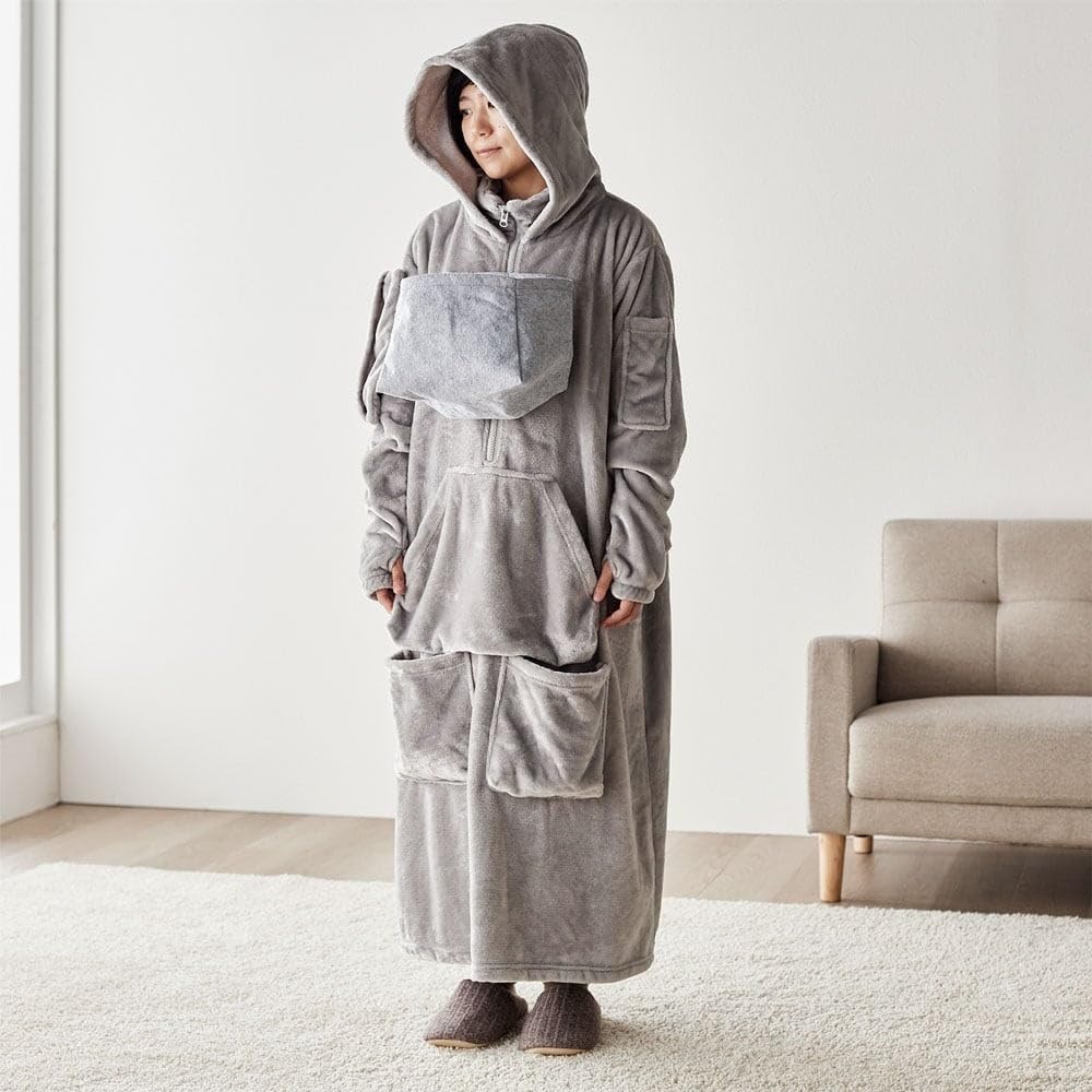 Japan’s Gaming Wearable Blanket with built-in snack pouch: The ultimate ...