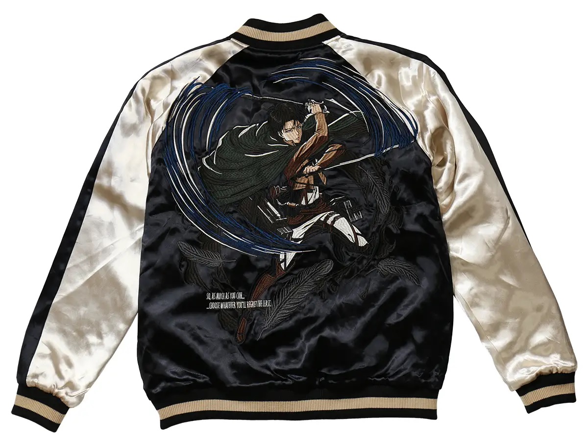 Attack on Titan sukajan jackets bring elegant action to your wardrobe ...