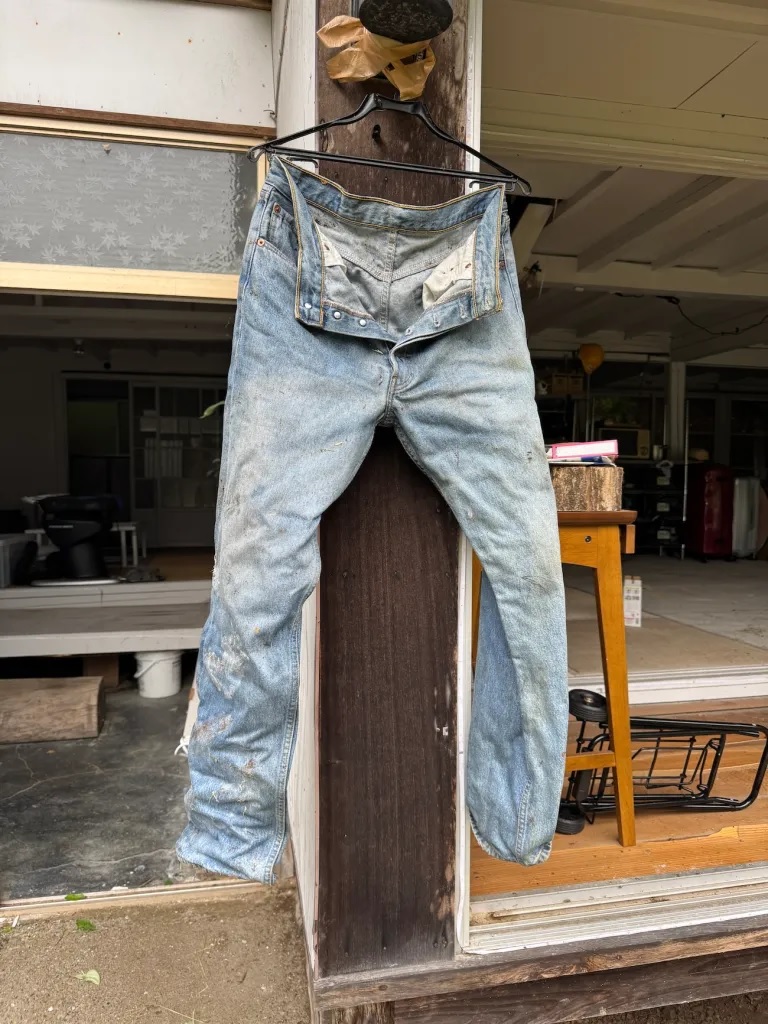 What happens when you leave a pair of jeans hanging in the Japanese ...