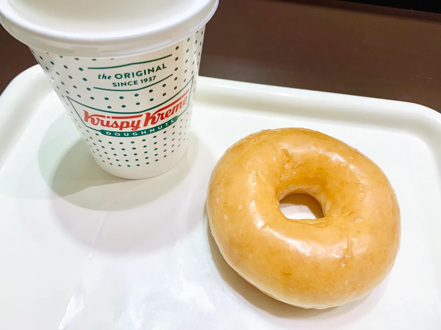 How to get a free Krispy Kreme original glazed doughnut with your ...