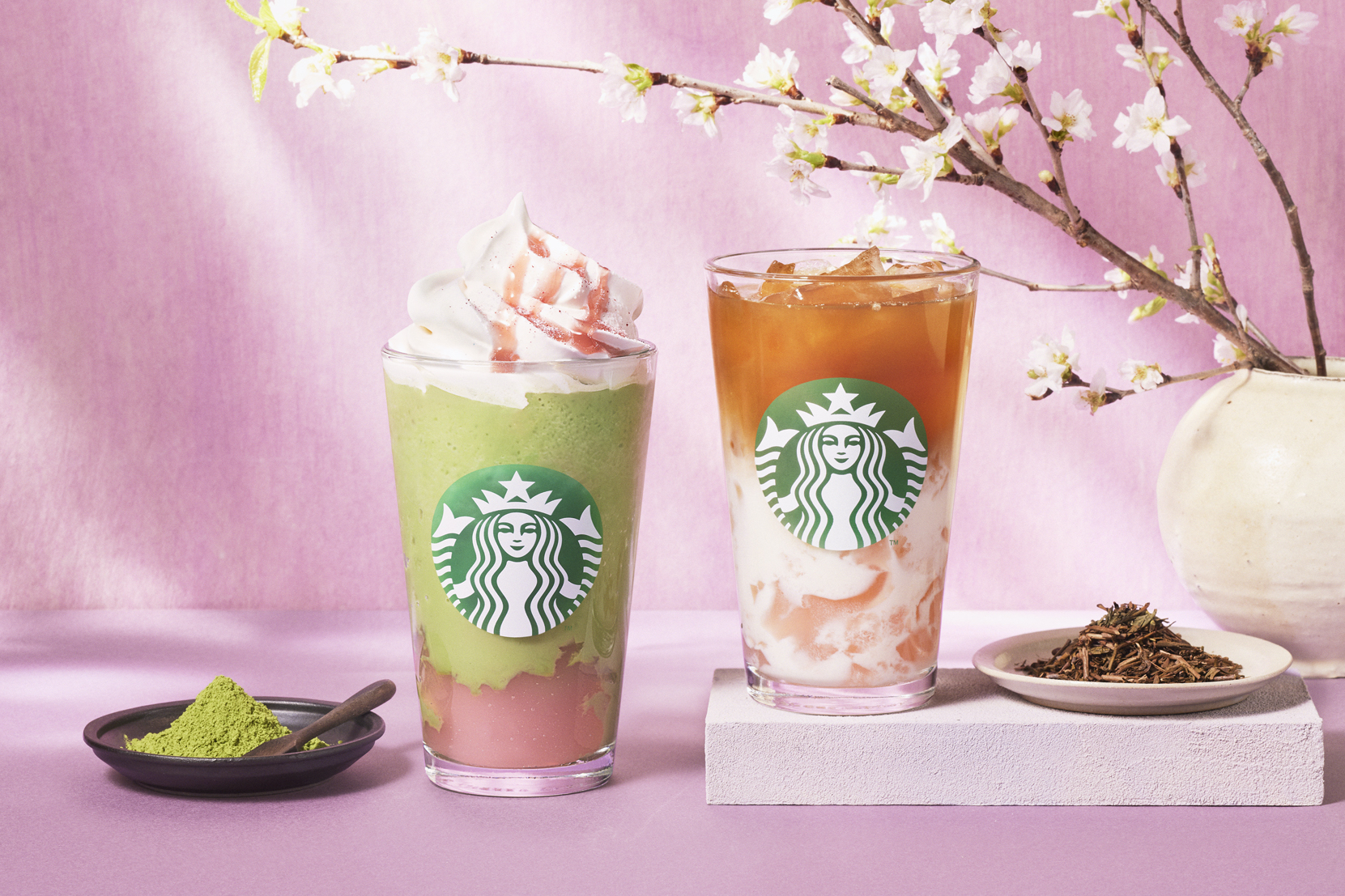 Starbucks Japan adds new sakura Frappuccino and cherry blossom drinks ...