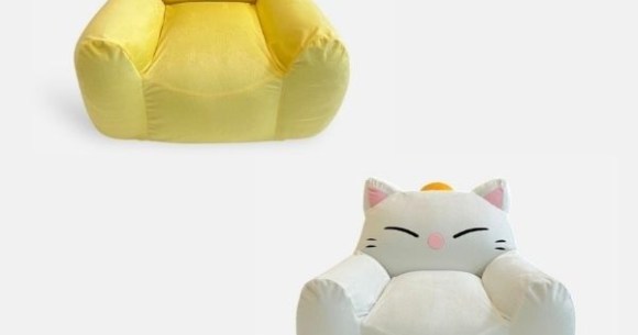 Final Fantasy Fat Chocobo and Moogle chairs — perfect for when you need ...