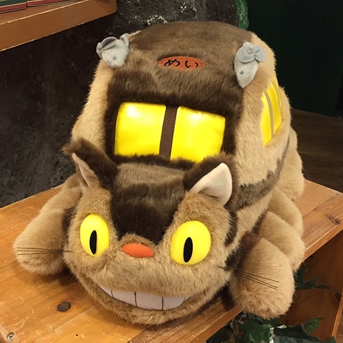 Catbus plushie jumps out of the anime world and into your arms for ...