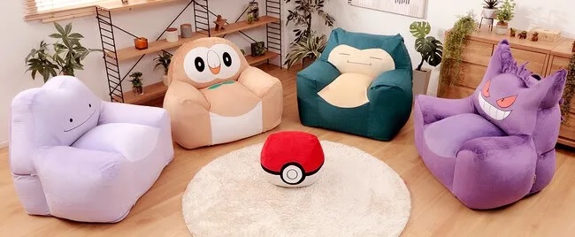 Final Fantasy Fat Chocobo and Moogle chairs — perfect for when you need ...