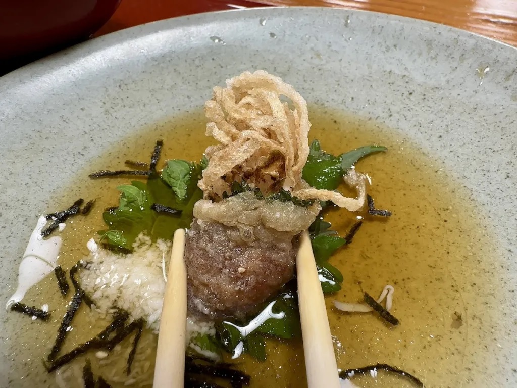 Beautiful old-school restaurant Konnyaku Bansho serves kaiseki meals ...