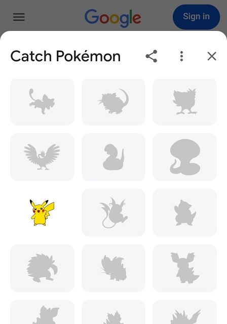 Free Pokémon-catching mini game with all 151 Kanto Pokémon added to ...