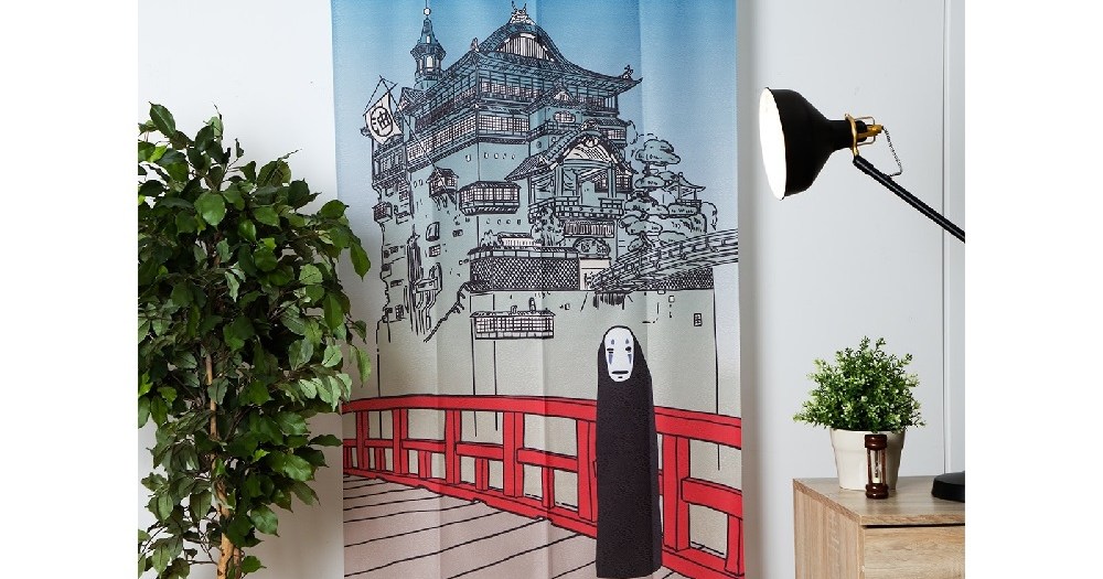 Studio Ghibli noren hanging art puts the path to Spirited Away in your ...